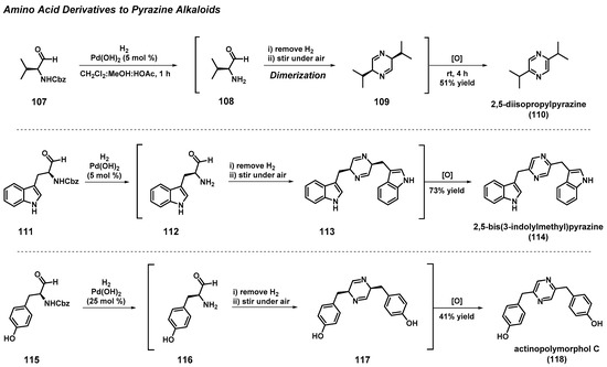 Pyrazine and Phenazine Heterocycles: Platforms for Total Synthesis and ...