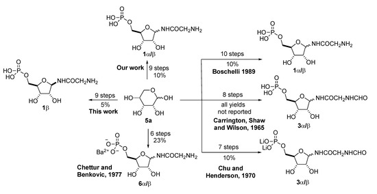 Stereoselective Synthesis of β-Glycinamide Ribonucleotide