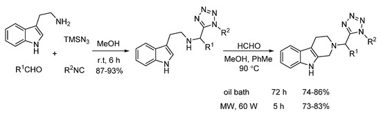 Microwave-Assisted Post-Ugi Reactions for the Synthesis of Polycycles