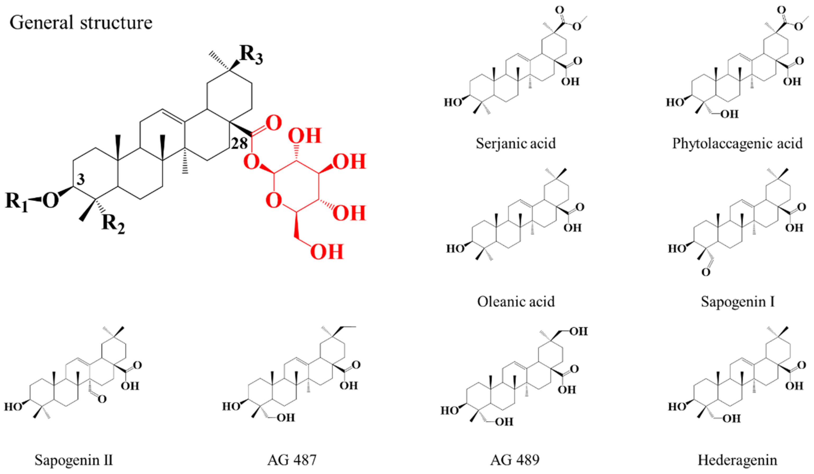 Impact of the Hydrolysis and Methanolysis of Bidesmosidic Chenopodium ...