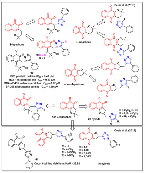 Hybrid Molecules Containing Naphthoquinone and Quinolinedione Scaffolds ...