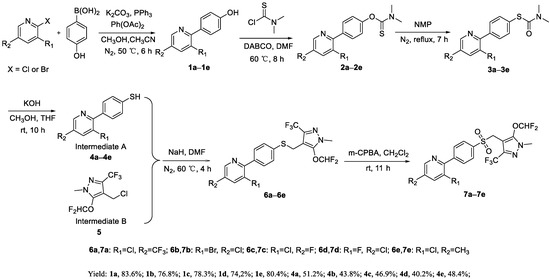 Synthesis of Novel Pyrazole Derivatives Containing Phenylpyridine Moieties with Herbicidal Activity