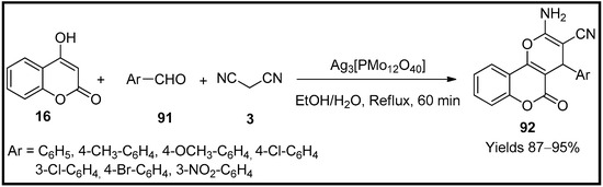 Molecules | Free Full-Text | Recent Progress in the Multicomponent Synthesis of Pyran ...