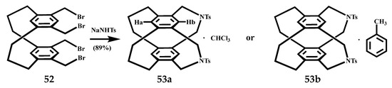 A Review of Crystalline Multibridged Cyclophane Cages: Synthesis, Their ...