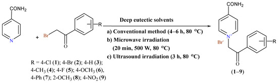 Choline Chloride-Based Deep Eutectic Solvents as Green Effective Medium ...