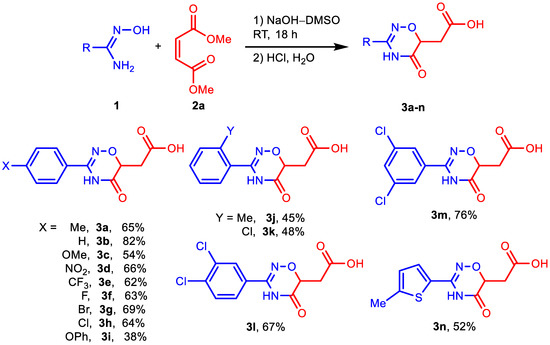 Unusual Formation of 1,2,4-Oxadiazine Core in Reaction of Amidoximes ...