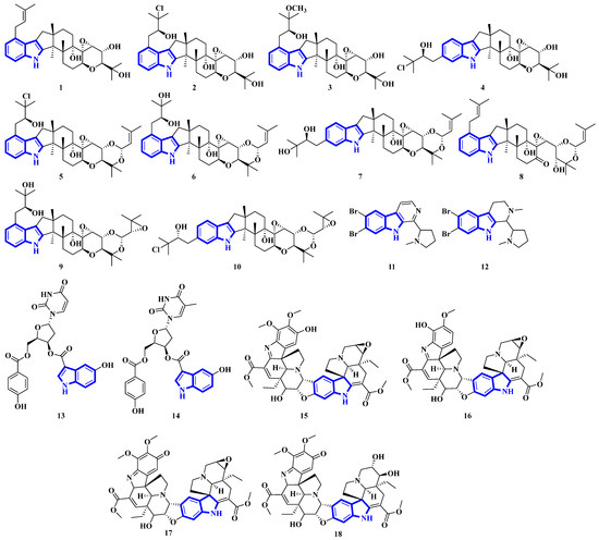 Indole-Containing Natural Products 2019–2022: Isolations, Reappraisals ...