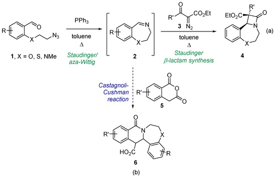 One-Pot Sequence of Staudinger/aza-Wittig/Castagnoli–Cushman Reactions ...