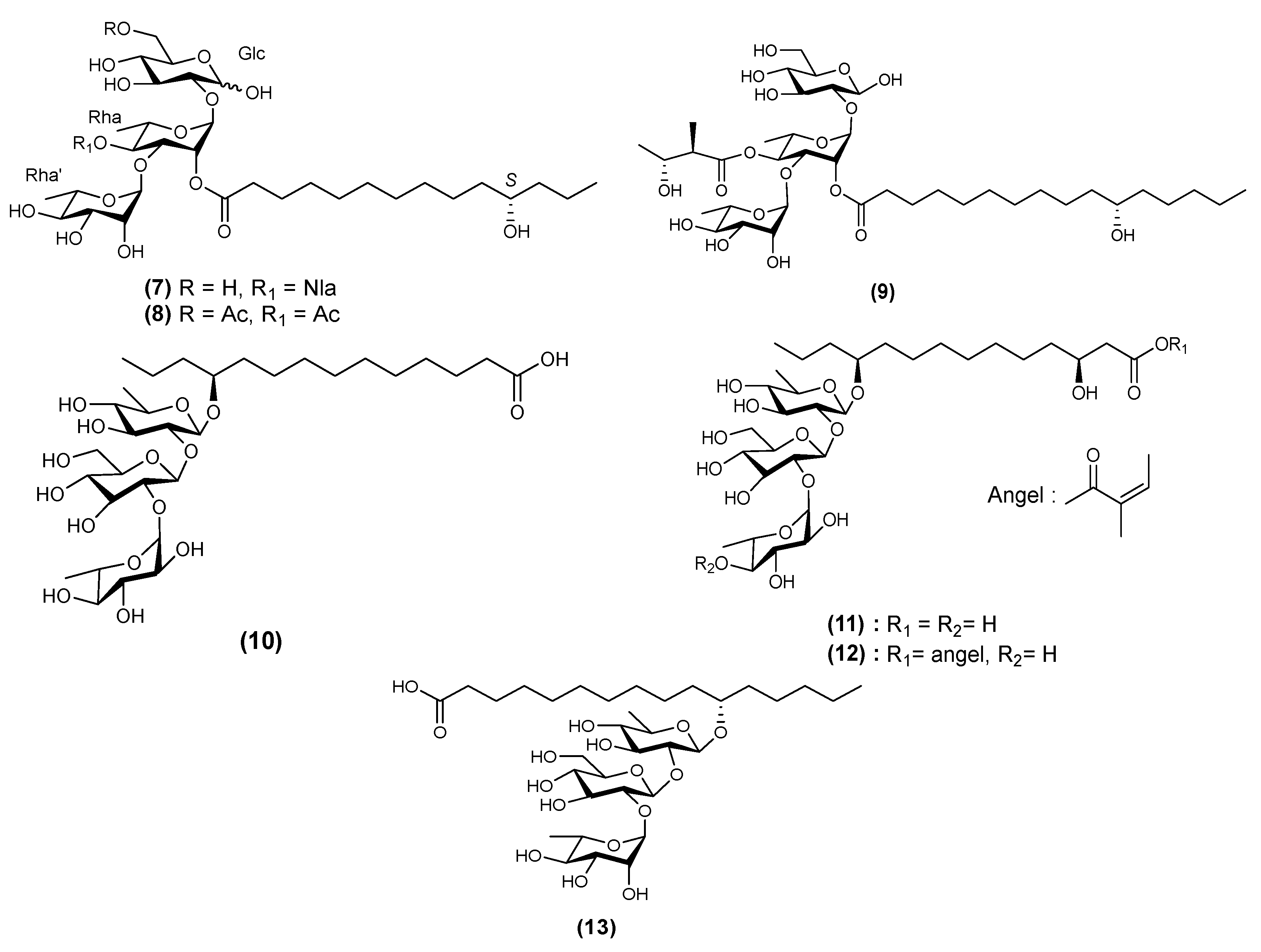 Molecules | Free Full-Text | Resin Glycosides from Convolvulaceae ...