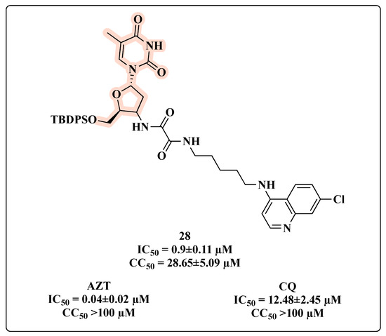 The Use of Zidovudine Pharmacophore in Multi-Target-Directed Ligands ...