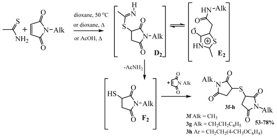 New Aspects of the Reaction of Thioacetamide and N-Substituted Maleimides