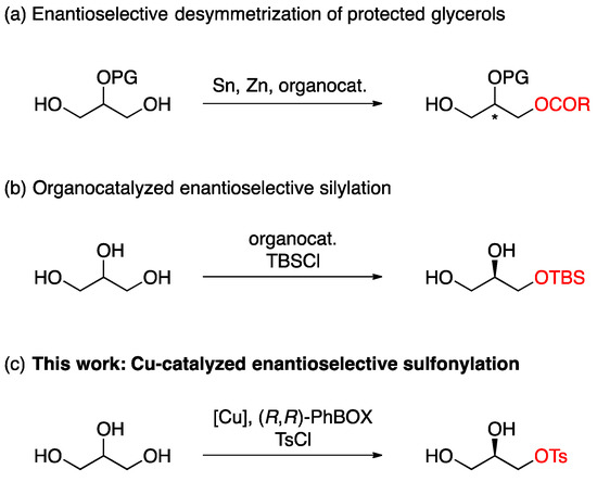 Copper-Catalyzed Asymmetric Sulfonylative Desymmetrization of Glycerol