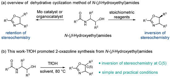 A Facile Synthesis of 2-Oxazolines via Dehydrative Cyclization Promoted ...