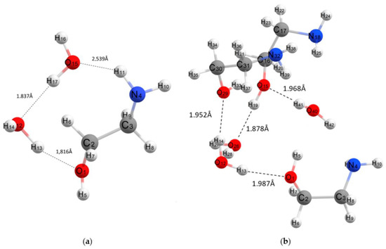 Structural Features of Monoethanolamine Aqueous Solutions with Various ...