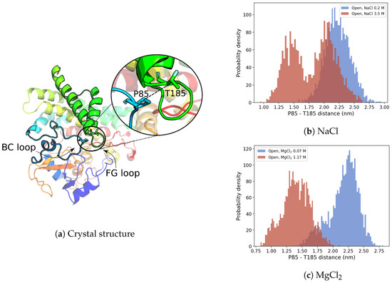 Effect of Salts on the Conformational Dynamics of the Cytochrome P450 OleP