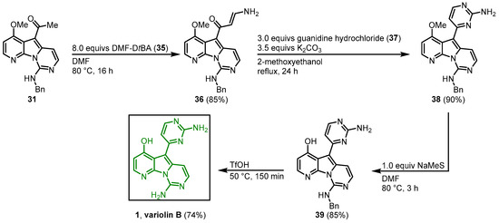A Survey on the Synthesis of Variolins, Meridianins, and Meriolins ...