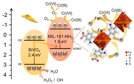 Molecules | Free Full-Text | BiVO4–Deposited MIL–101–NH2 for Efficient Photocatalytic ...
