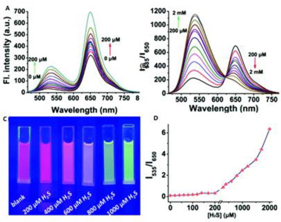 H2S Sensors: Synthesis, Optical Properties, and Selected Biomedical ...