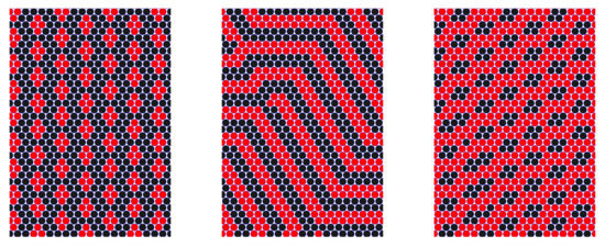 Pattern Formation in Two-Component Monolayers of Particles with ...