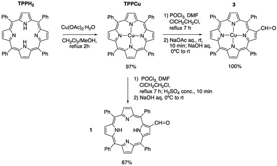 Synthesis of New Amino-Functionalized Porphyrins:Preliminary Study of ...