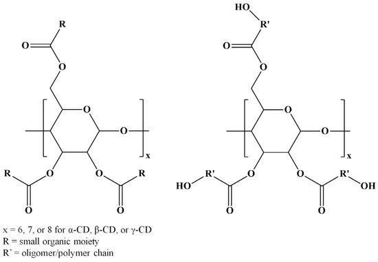 Mass Spectrometry of Esterified Cyclodextrins