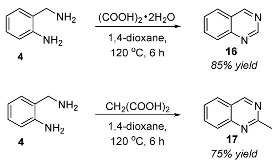 Recent Advances in the Transition-Metal-Free Synthesis of Quinazolines