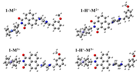 Metallocene-Naphthalimide Derivatives: The Effect of Geometry, DFT ...