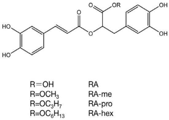 Application of Rosmarinic Acid with Its Derivatives in the Treatment of ...
