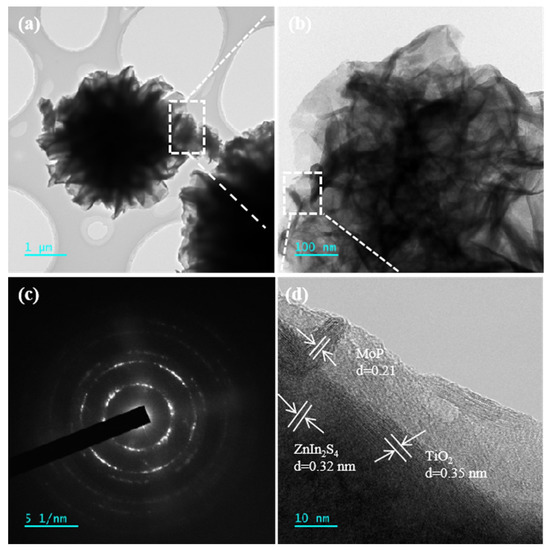 Synthesis and Hydrogen Production Performance of MoP/a-TiO2/Co-ZnIn2S4 Flower-like Composite ...
