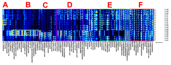 Differences in Volatile Organic Compounds in Rhizoma gastrodiae (Tian ...