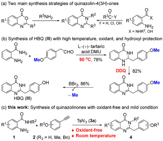 An Oxidant-Free and Mild Strategy for Quinazolin-4(3H)-One Synthesis via CuAAC/Ring Cleavage ...