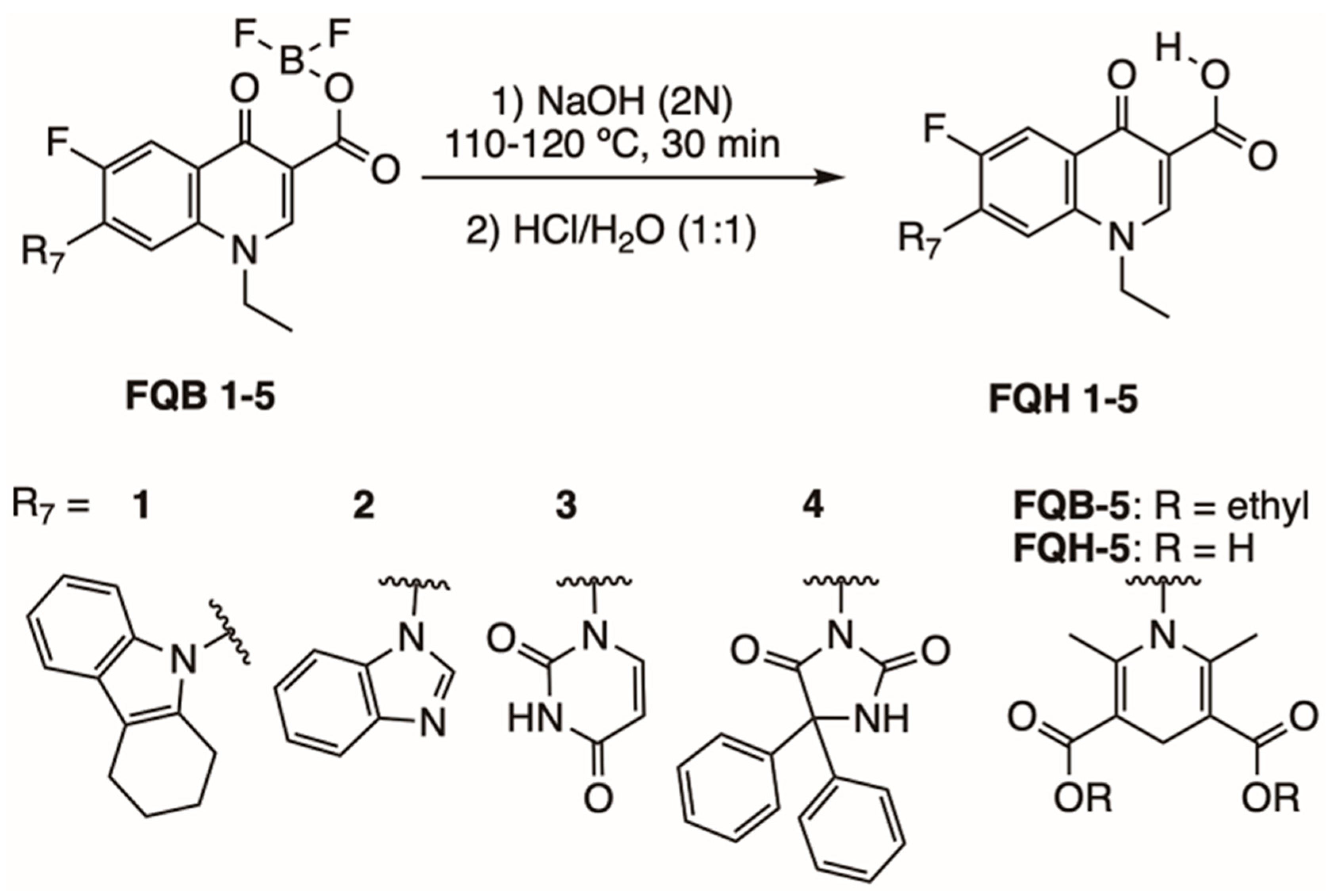 Fluoroquinolone Structure Fluoroquinolone Structure
