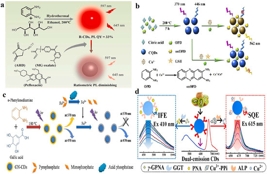 A Review of Dual-Emission Carbon Dots and Their Applications
