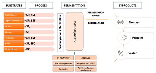 Citric Acid: Properties, Microbial Production, and Applications in ...