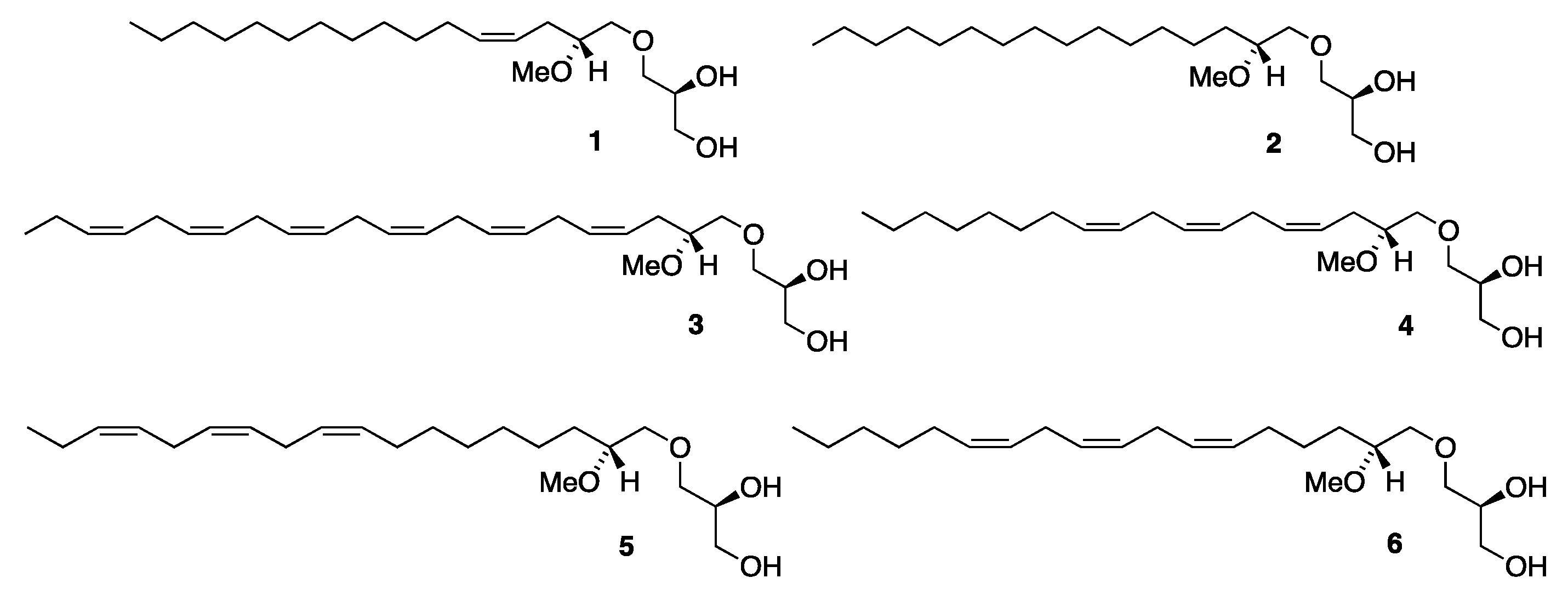 Asymmetric Synthesis of Methoxylated Ether Lipids: Total Synthesis of ...
