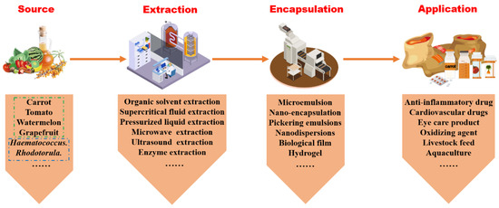 Extraction and Synthesis of Typical Carotenoids: Lycopene, β-Carotene ...