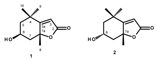 Monoterpene Hydroxy Lactones Isolated from Thalassiosira sp. Microalga ...