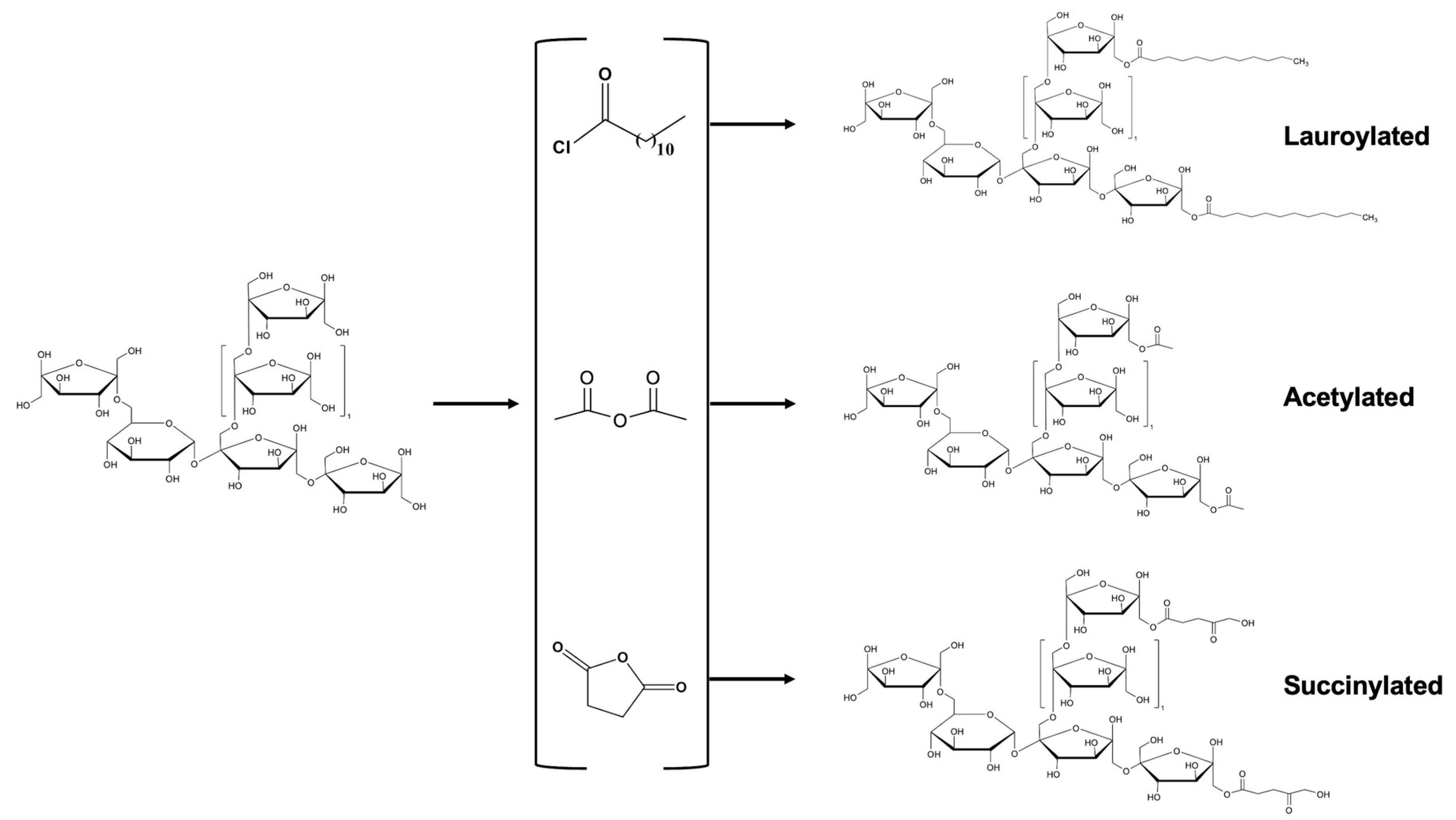 Chemical Modification Methods for Inulin- and Agavin-Type Fructans ...