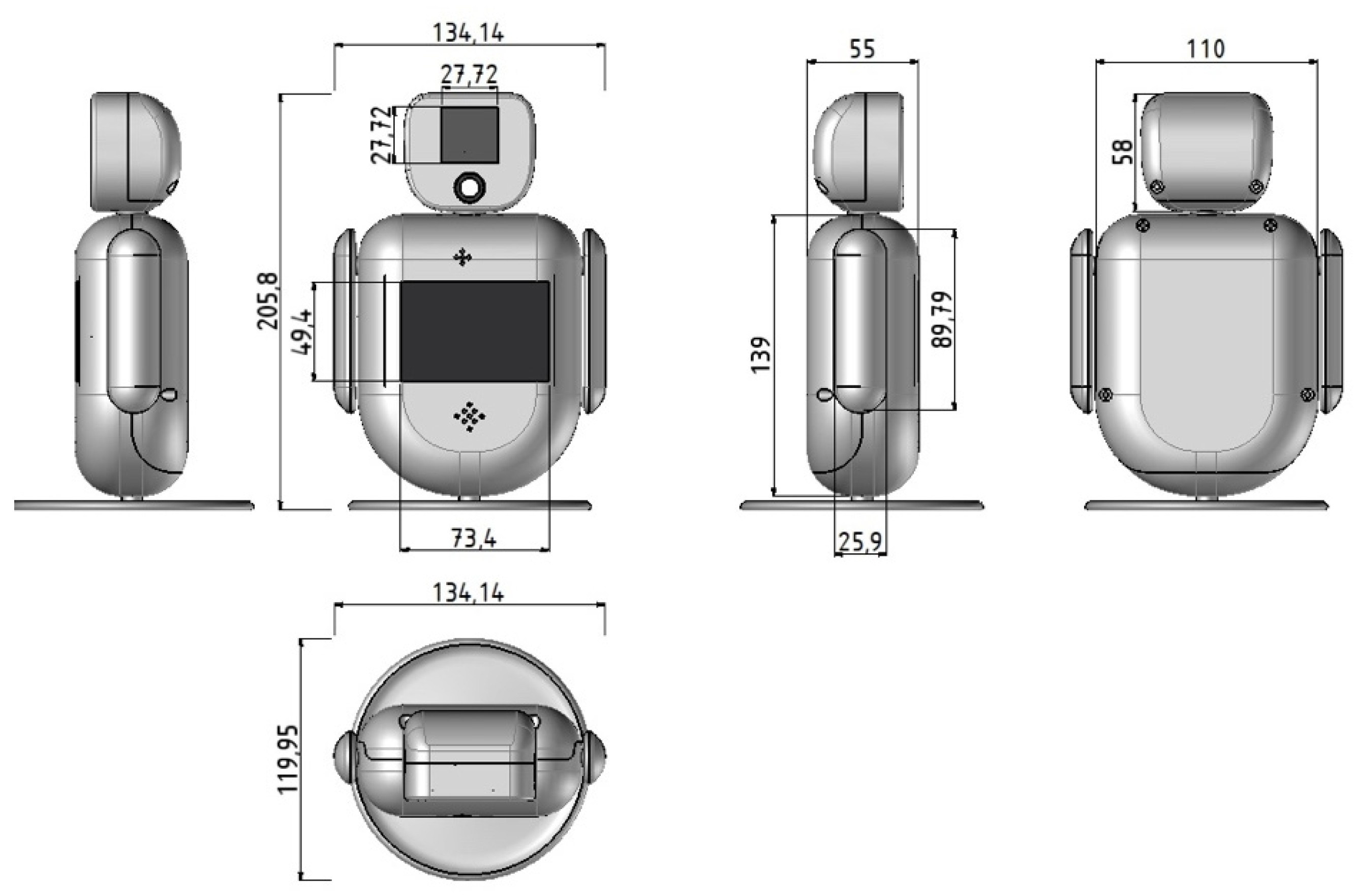Design, Development, and a Pilot Study of a Low-Cost Robot for Child ...