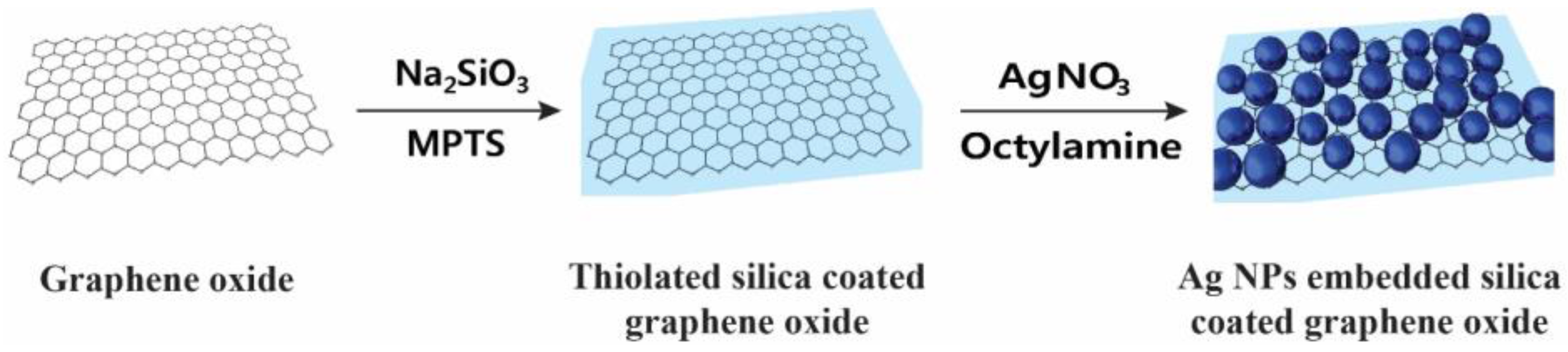 Silver Nanoparticle-Embedded Thin Silica-Coated Graphene Oxide as an ...