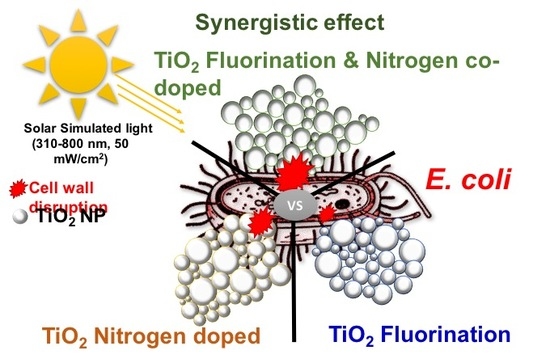 Nanomaterials | Free Full-Text | Synergistic Effect of Fluorinated and N Doped TiO2 ...
