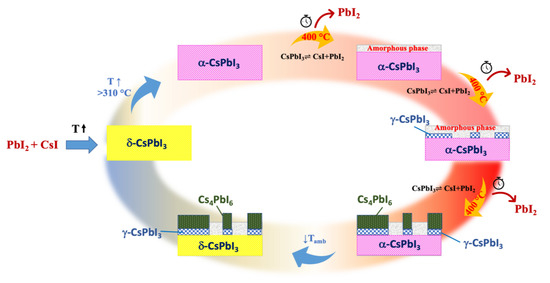 Formation Mechanisms and Phase Stability of Solid-State Grown CsPbI3 ...