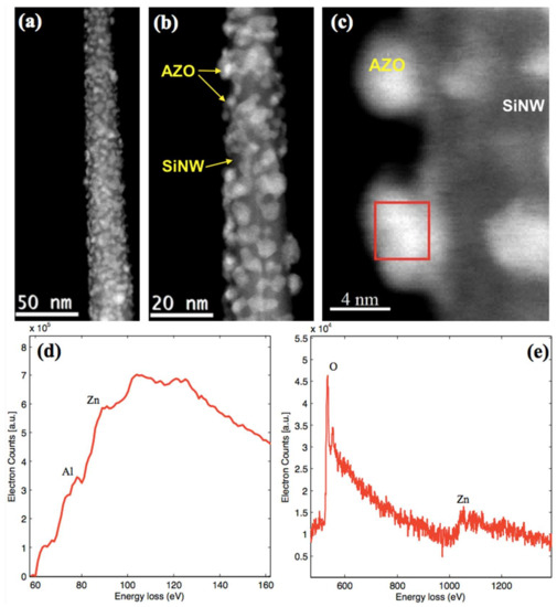 Early Stages of Aluminum-Doped Zinc Oxide Growth on Silicon Nanowires