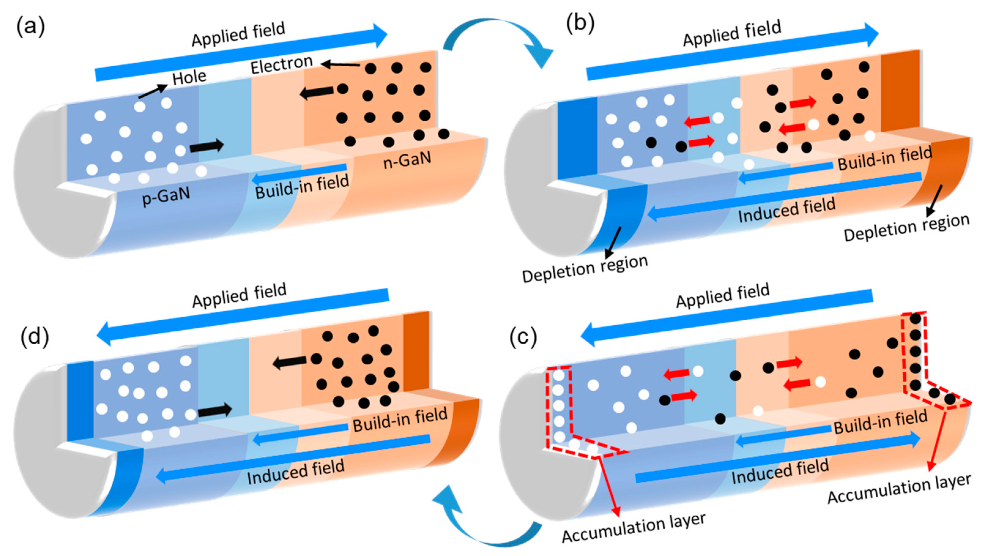 Working Mechanisms of Nanoscale Light-Emitting Diodes Operating in Non ...