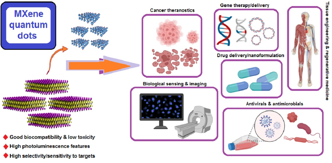 Nanomaterials | Free Full-Text | Smart MXene Quantum Dot-Based Nanosystems for Biomedical ...