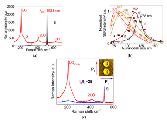 Surface- and Tip-Enhanced Raman Scattering by CdSe Nanocrystals on ...
