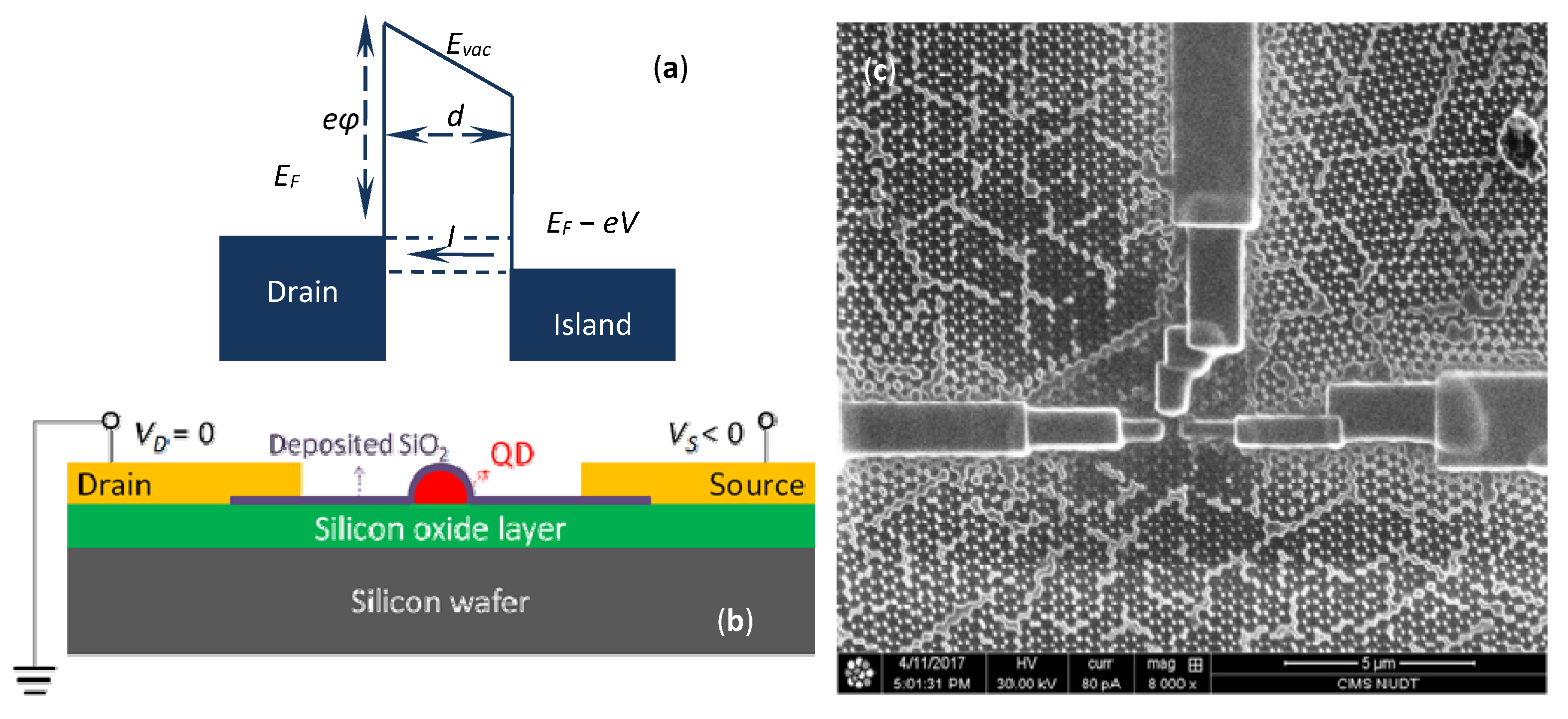 A Novel Fabrication of Single Electron Transistor from Patterned Gold ...