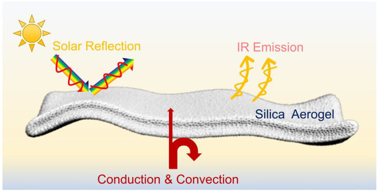 Passive Daytime Radiative Cooling of Silica Aerogels