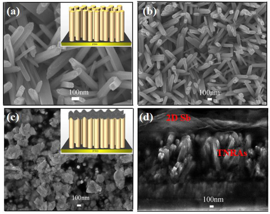 Two-Dimensional Sb Modified TiO2 Nanorod Arrays as Photoanodes for ...