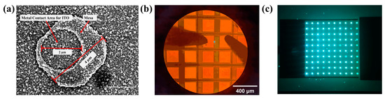 Investigation on the Optical Properties of Micro-LEDs Based on InGaN ...